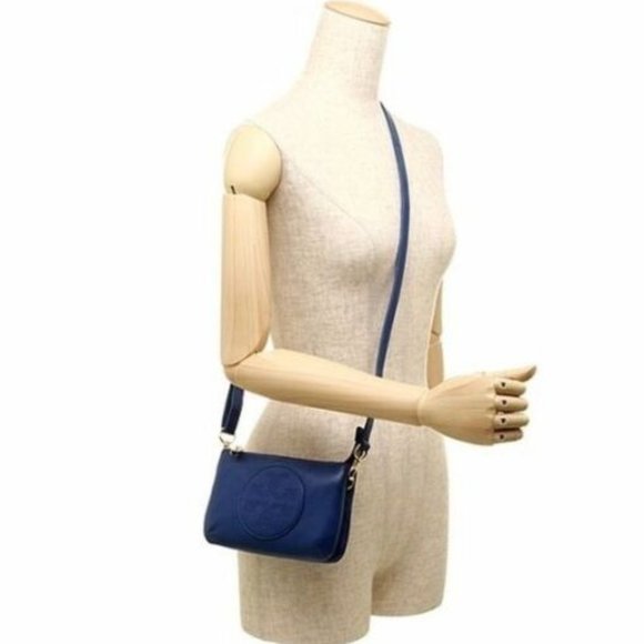 Tory Burch | Bags | Tory Burch Kipp Small Blue Nile Perforated Logo ...